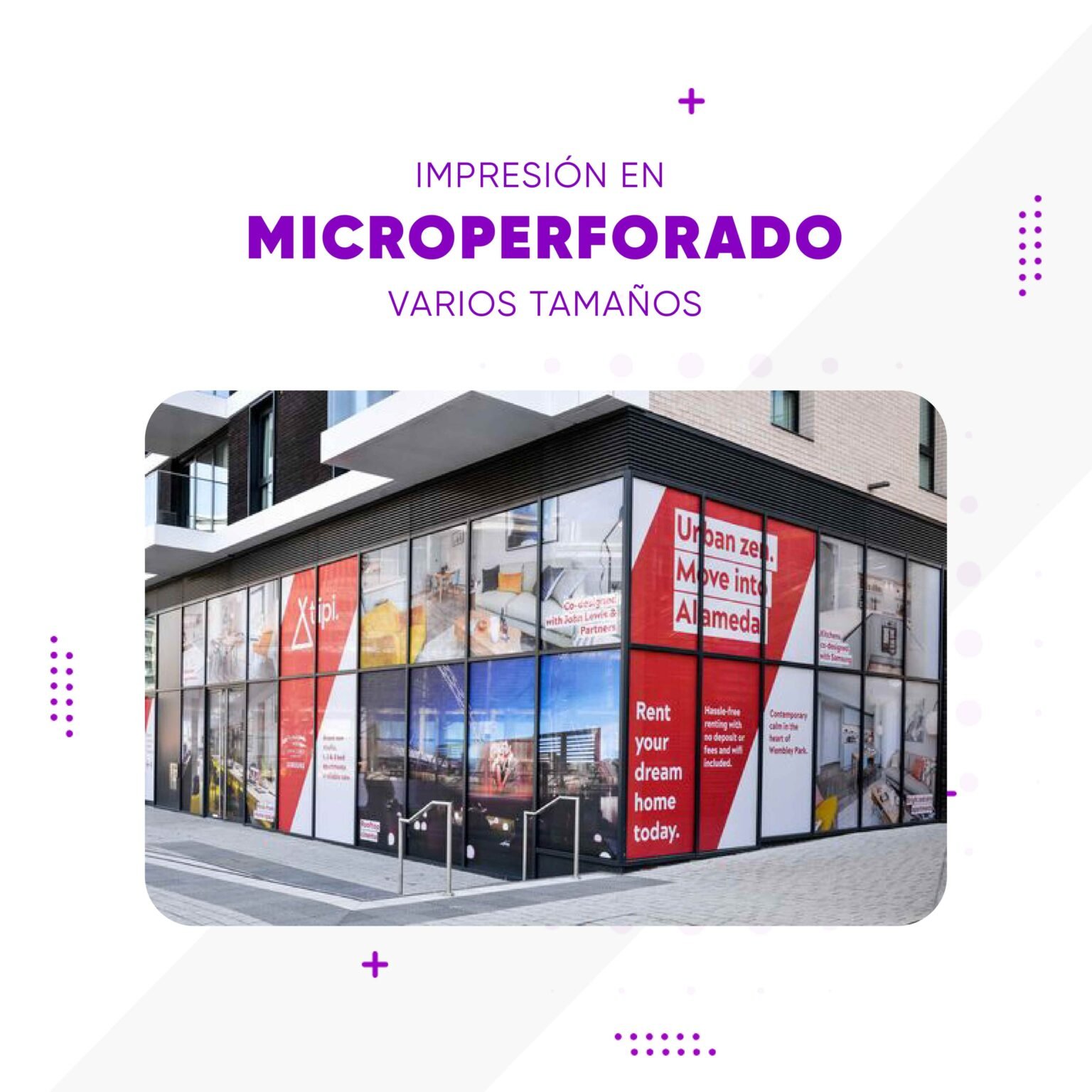 Impresión en microperforado – Creativeprint